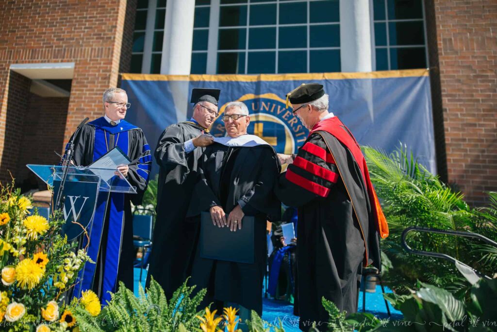 Mike Darby Honored - Warner University